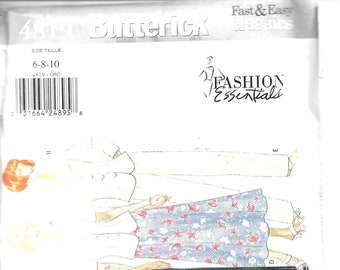 Butterick 4933 Sewing Pattern From 1990. Misses' Shirt, Top, Shorts ...