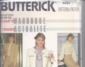 3631 Vintage Butterick SEWING Pattern Misses Jacket Skirt - Etsy