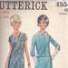 Butterick Pattern #4354 From the 1960's. Misses Dress and Jacket. Bust ...