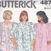 Simplicity 7087 Vintage Sewing Pattern From 1967: Misses Dress or ...