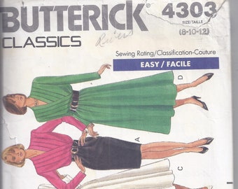 Sz 12 Bust 34 Butterick Sewing Pattern 4871 Misses' - Etsy