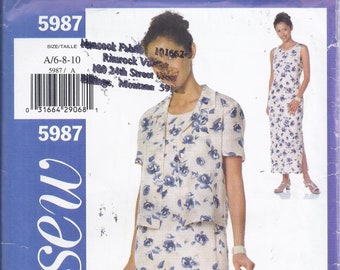 Butterick 4933 Sewing Pattern From 1990. Misses' Shirt, Top, Shorts ...