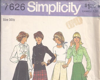 Simplicity 6945 Vintage Sewing Pattern From 1975 Misses Halter Tops ...