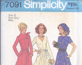Simplicity 6945 Vintage Sewing Pattern From 1975 Misses Halter Tops ...