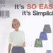 Butterick 4877 Sewing Pattern From 1997. Misses Close Fitting, A-line ...