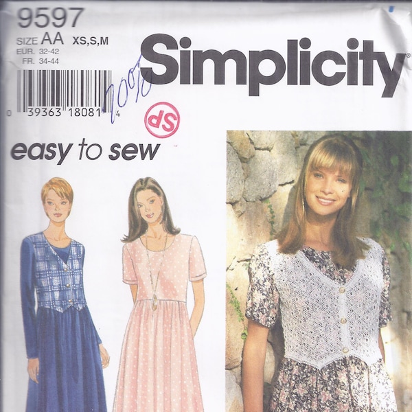 Simplicity Pattern 9597 - Etsy