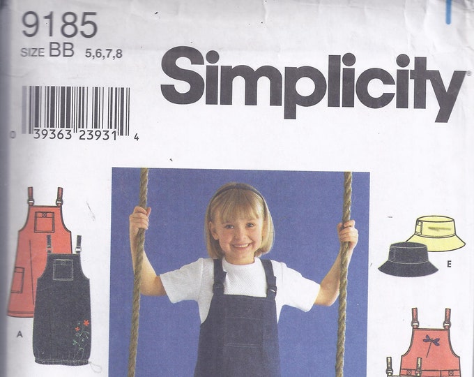 Simplicity 9185 Sewing Pattern From 2000. Childs Sundress or Jumper ...