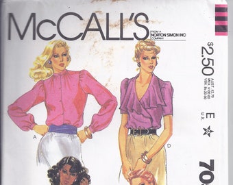 Vintage 1980s Mccalls Sewing Pattern 3056 Miss Size Medium - Etsy