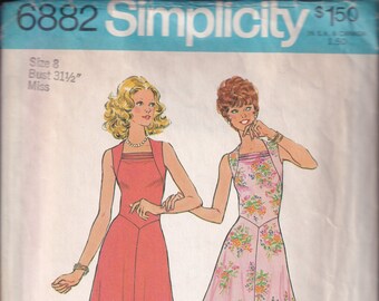 Simplicity 6945 Vintage Sewing Pattern From 1975 Misses Halter Tops ...