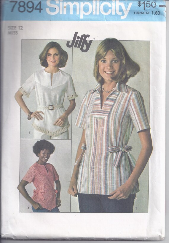 Vintage 1977 Simplicity Sewing Pattern 7894. Misses' - Etsy