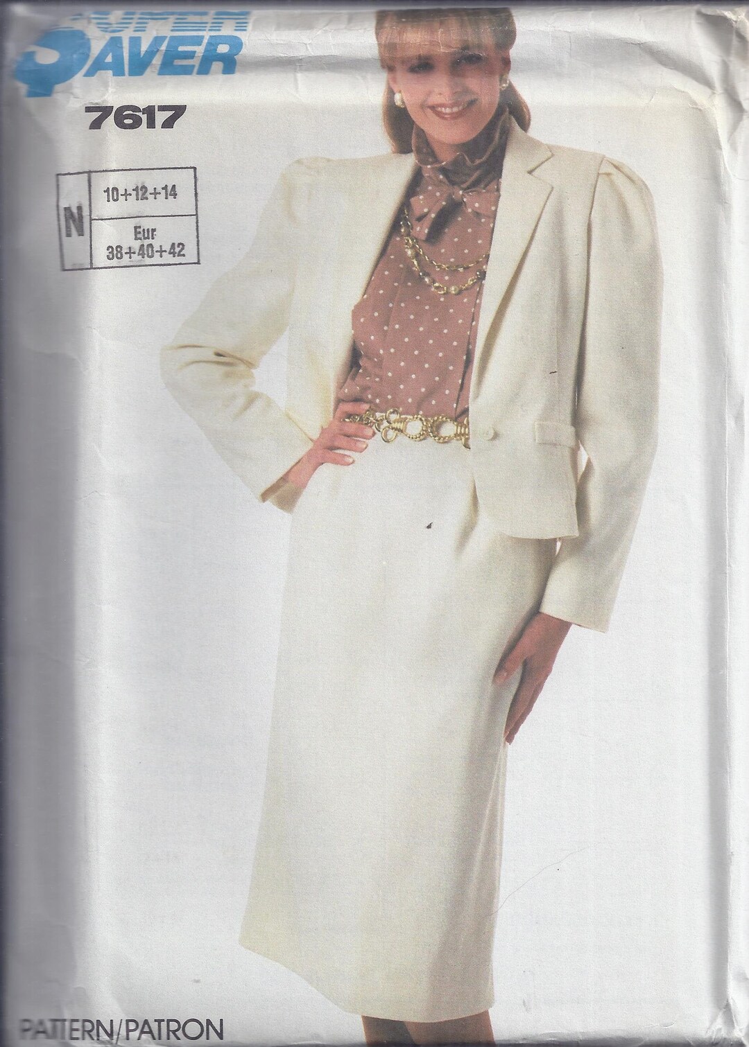 Simplicity Pattern # 7617 From 1986. Misses Skirt and Lined Jacket ...