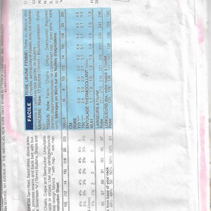 Butterick 4433 Sewing Pattern From 1996. Misses Semi Fitted, Flared ...