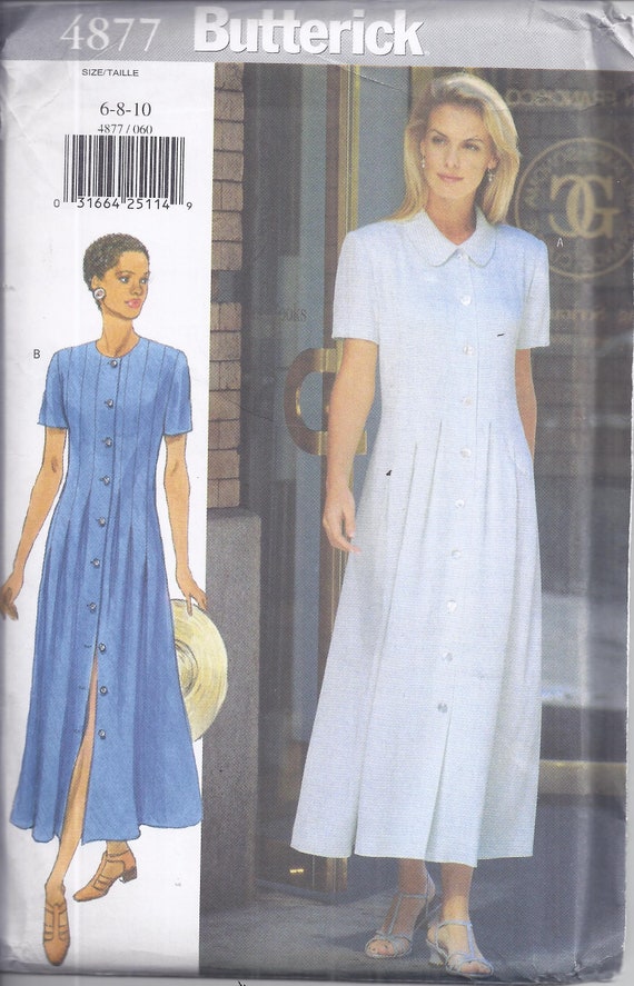 Butterick 4877 Sewing Pattern From 1997. Misses Close Fitting | Etsy