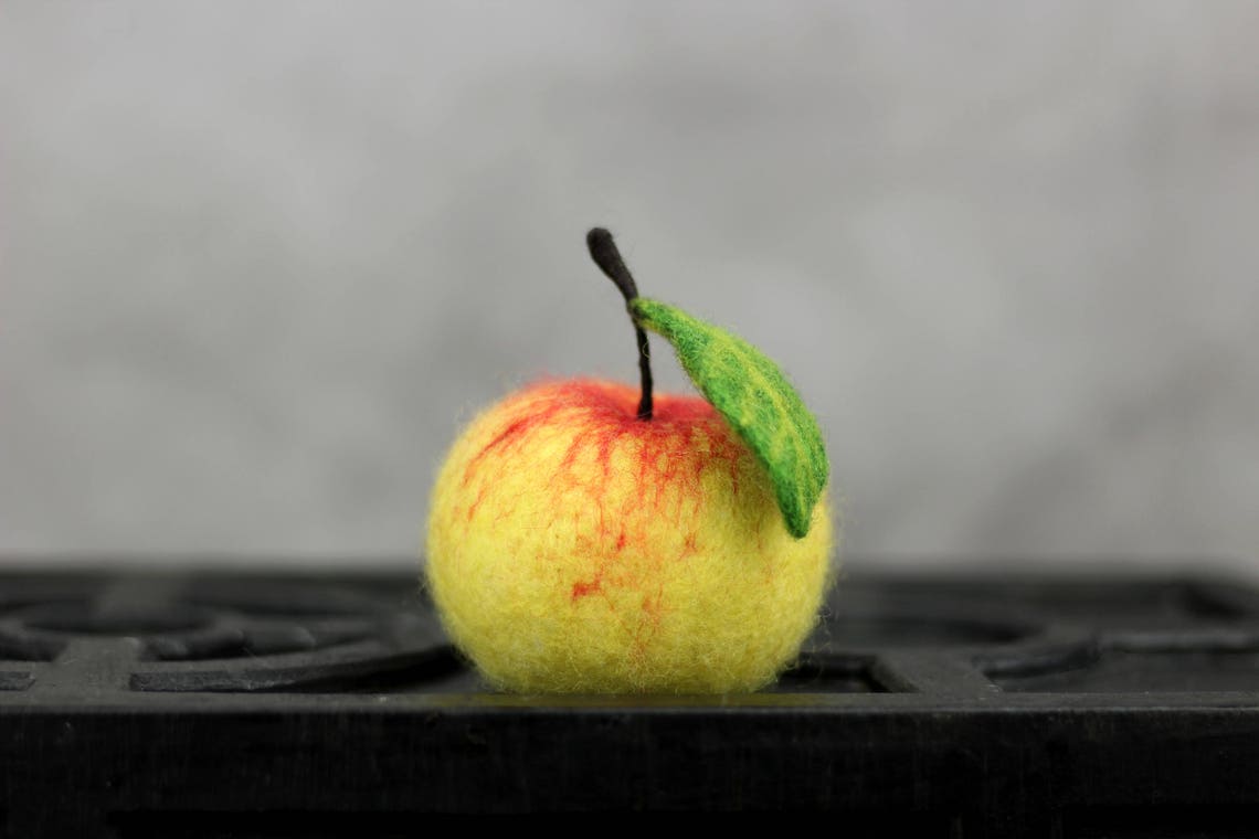 Felted Apple - Etsy
