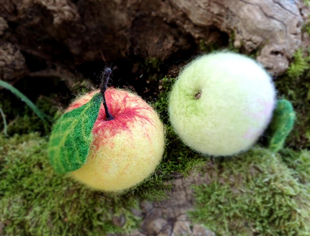 Felted Apple Decoration, Autumn Home Decoration. - Etsy