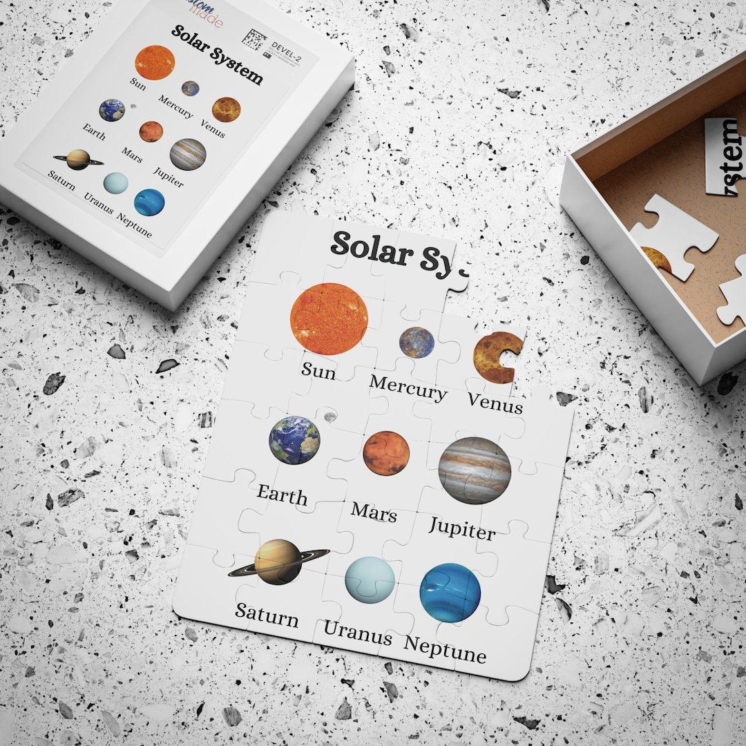 Solar System Jigsaw Puzzle, Educational Toys, Early Years Child ...