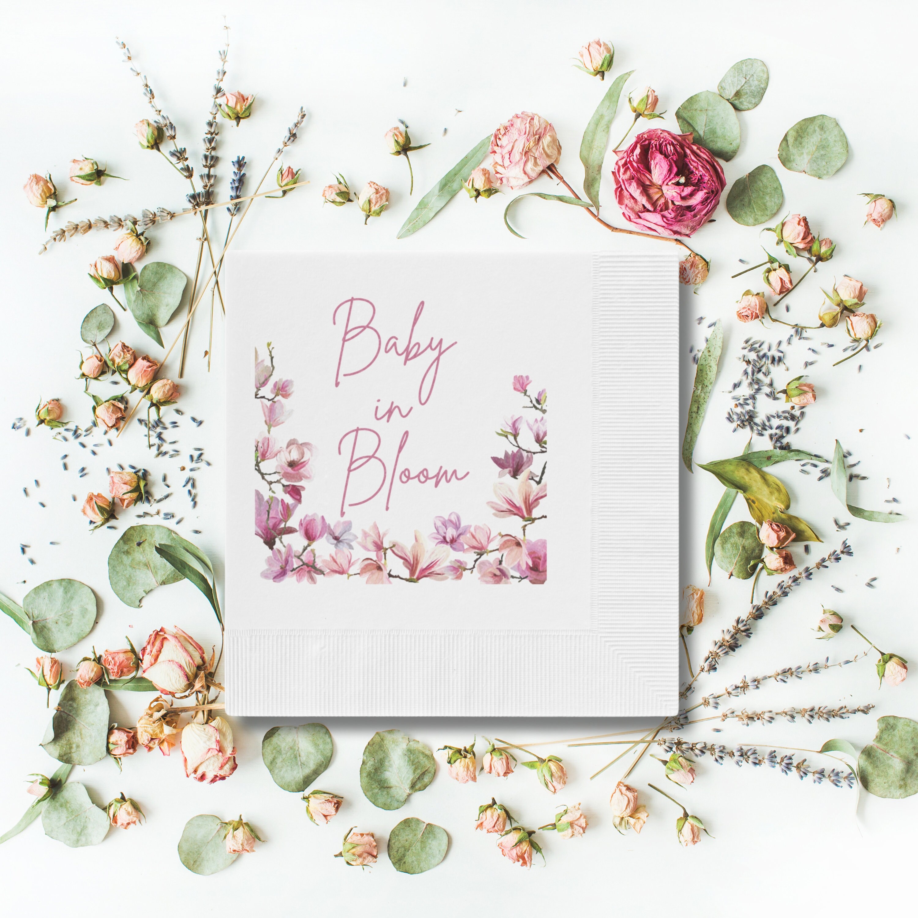 Spring Gender Reveal Party Decorations, Baby in Bloom Baby Shower ...