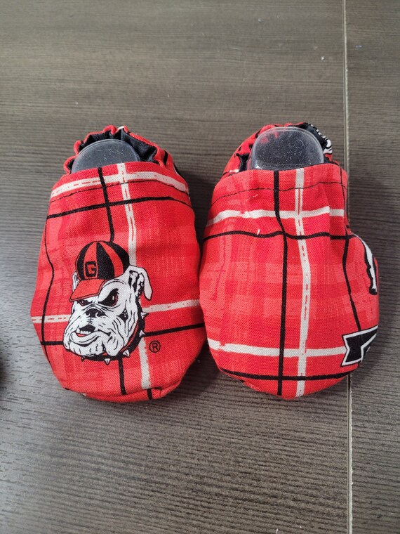 Georgia Bulldogs Baby Booties Football Baby Booties Baby - Etsy
