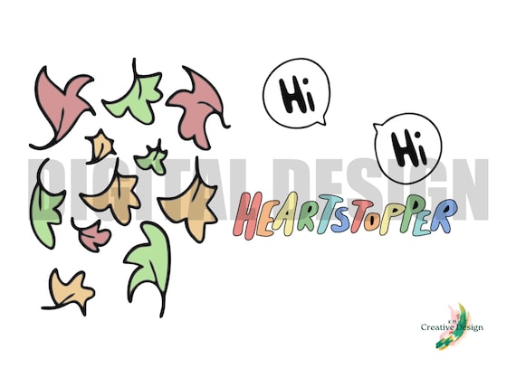 Heartstopper Digital Design Bundle Bundle 3 Separate Designs - Etsy
