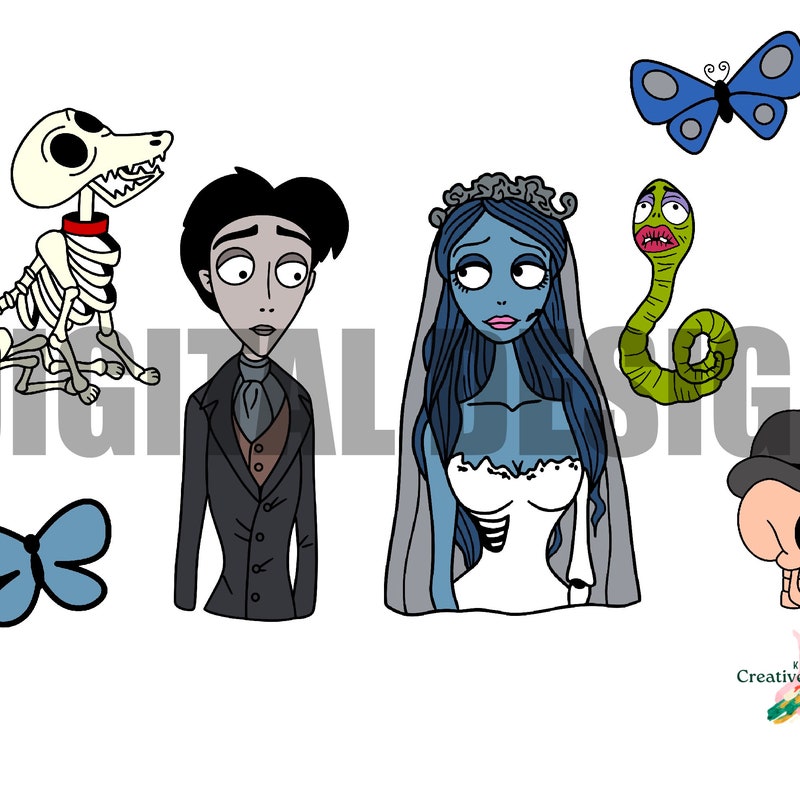 Corpse Bride Svg - Etsy