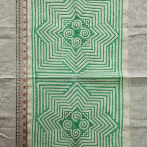 Hmong Reverse Applique Cloth, Hand Embroidery Fabric, Hmong Quilt ...