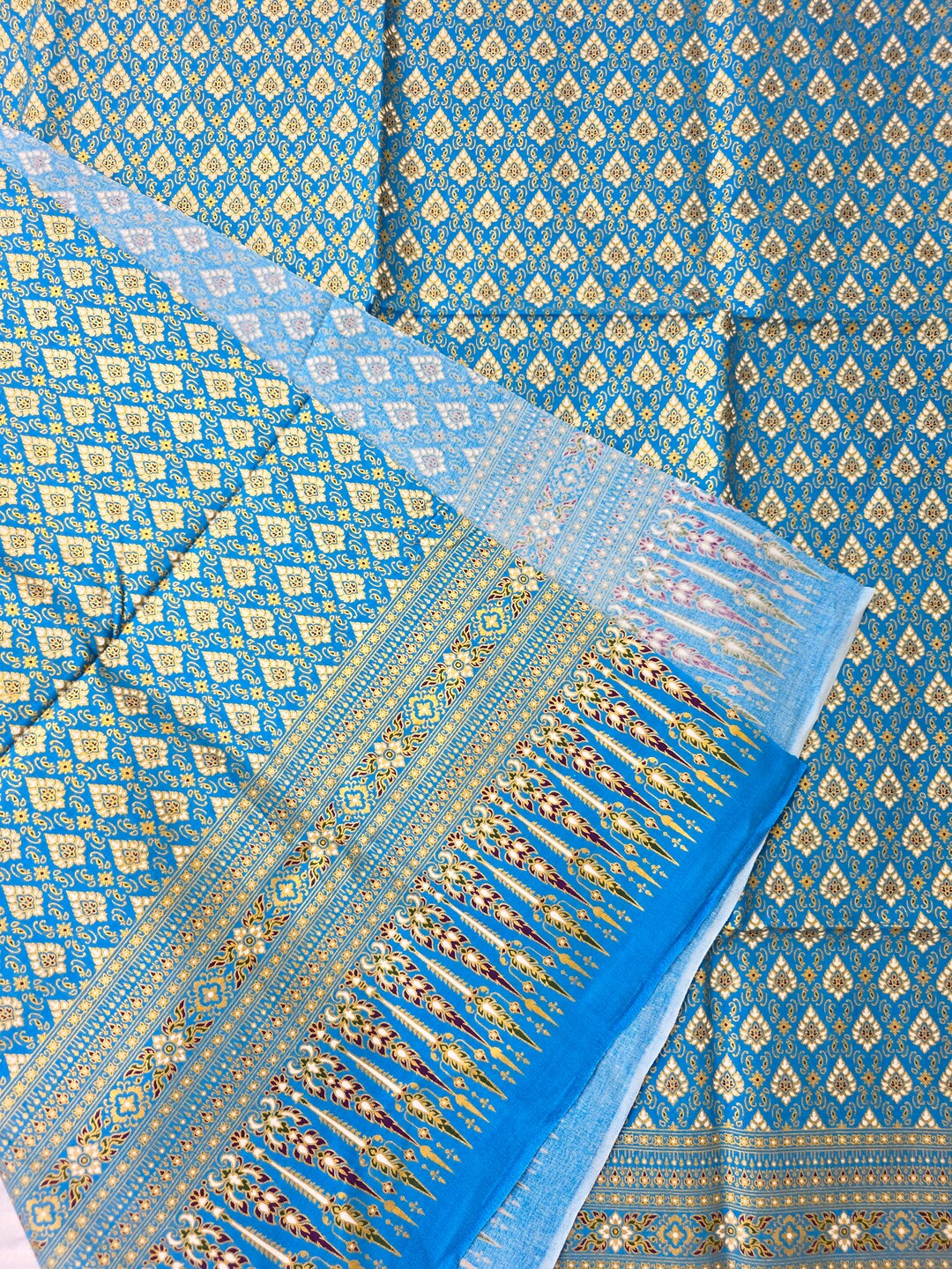 Ratna Dewi Cotton Sarong Fabric in Thai Style Printed, Thai Batik ...