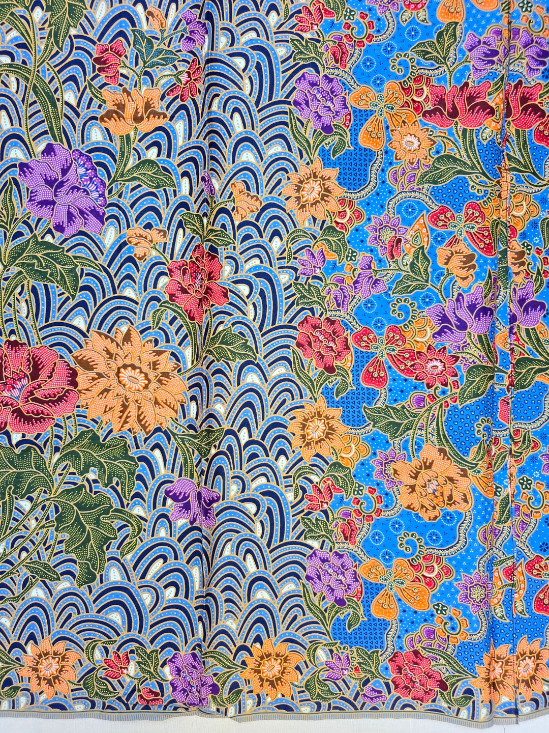 Ratna Dewi Cotton Sarong Fabric, Indonesian Batik Printed Style Sarong ...
