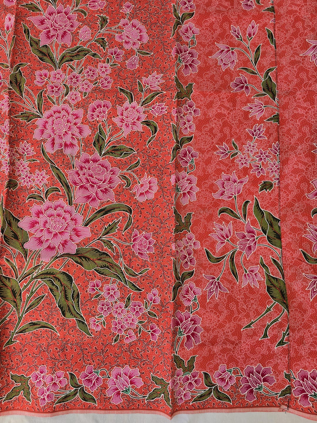 Ratna Dewi Cotton Sarong Fabric, Indonesian Batik Printed Style Sarong ...