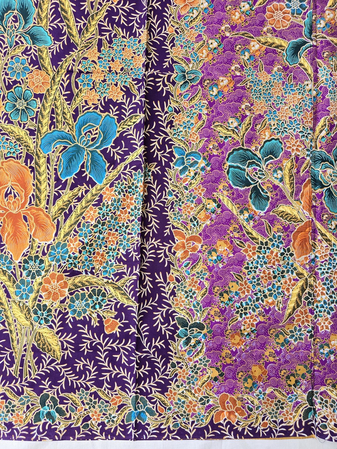 Ratna Dewi Cotton Sarong Fabric, Indonesian Batik Printed Style Sarong ...