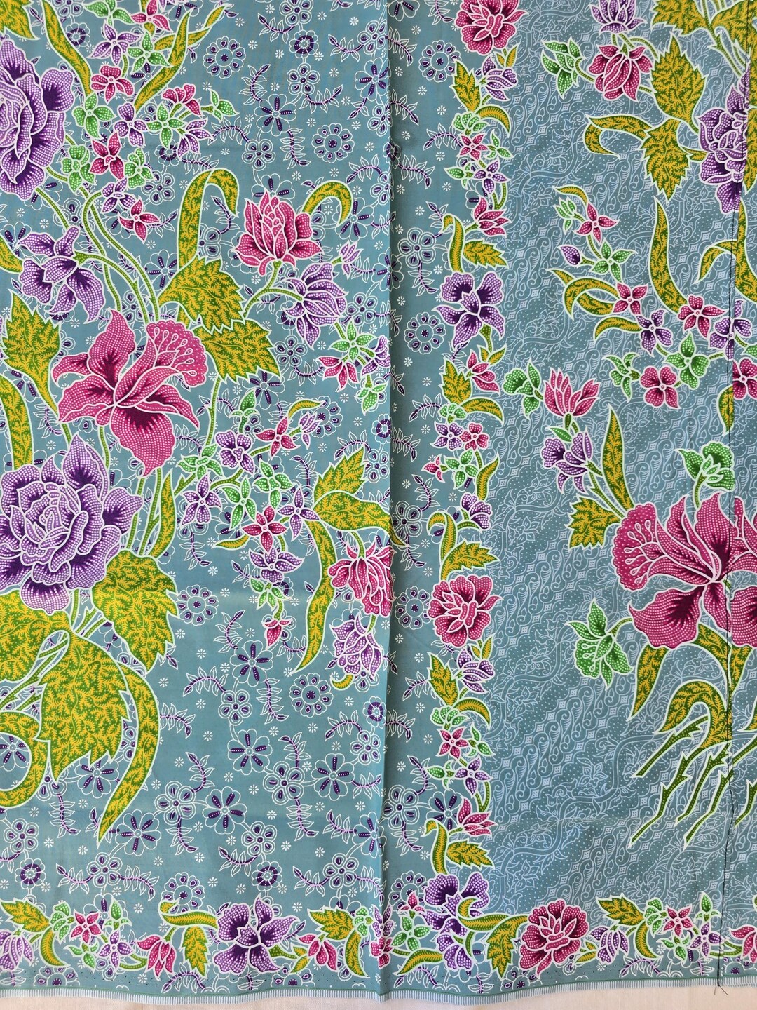Ratna Dewi Cotton Sarong Fabric, Indonesian Batik Printed Style Sarong ...