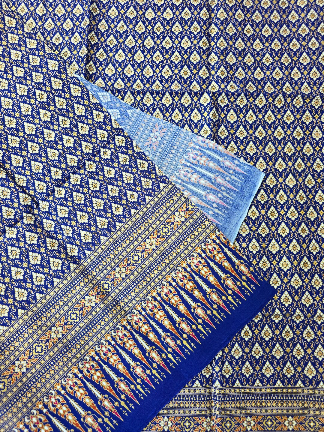 Ratna Dewi Cotton Sarong Fabric in Thai Style Printed, Thai Batik ...