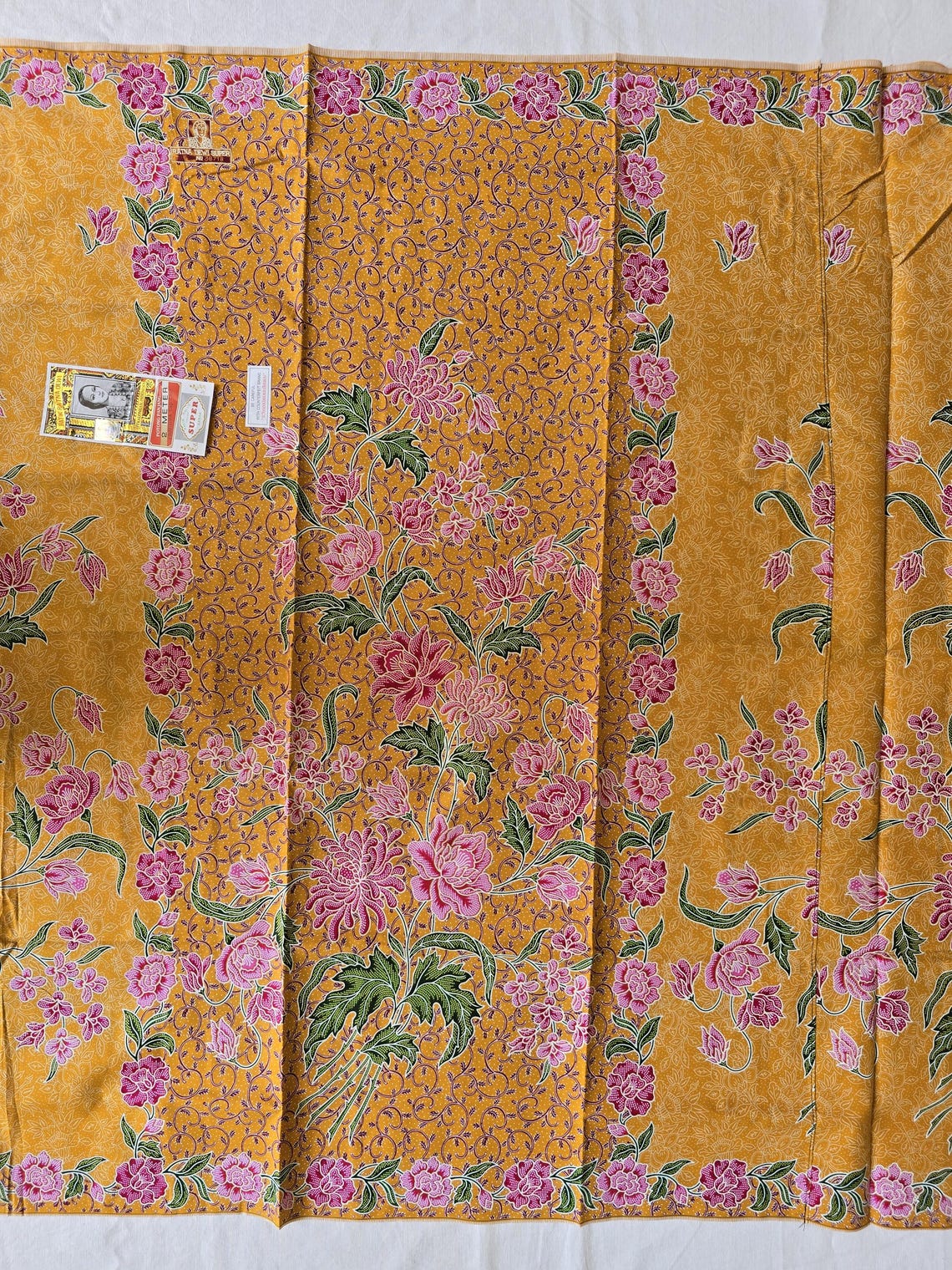 Ratna Dewi Cotton Sarong Fabric, Indonesian Batik Printed Style Sarong ...