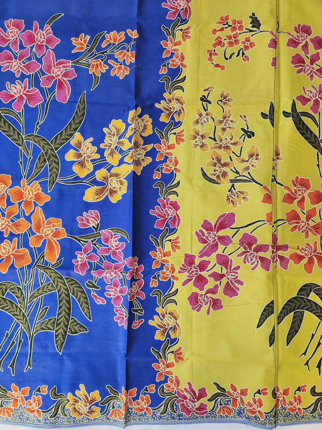 Ratna Dewi Cotton Sarong Fabric, Indonesian Batik Printed Style Sarong ...
