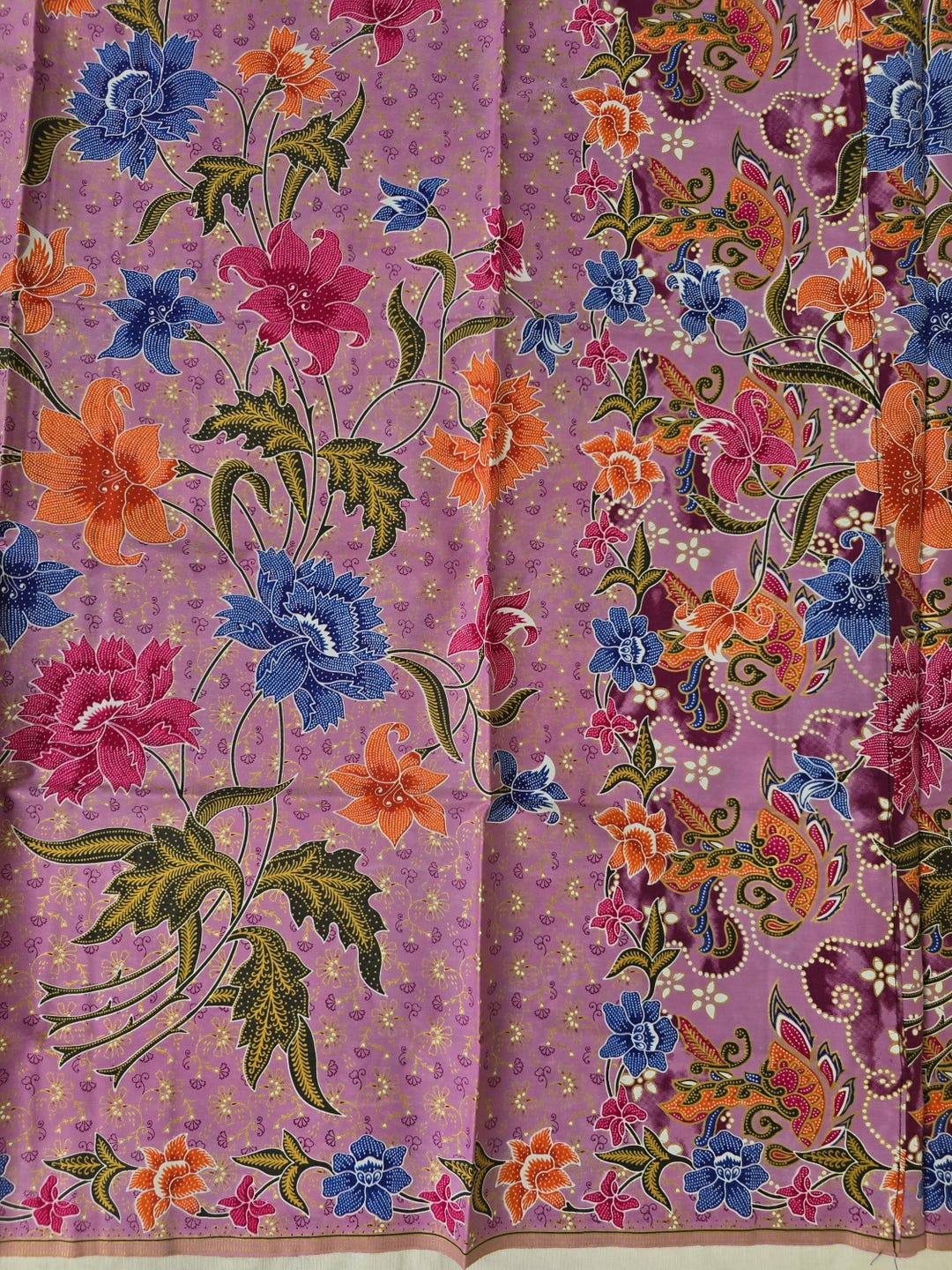 Ratna Dewi Cotton Sarong Fabric, Indonesian Batik Printed Style Sarong ...