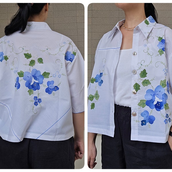 Upcycled Blouse - Etsy