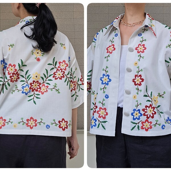 Upcycled Blouse - Etsy