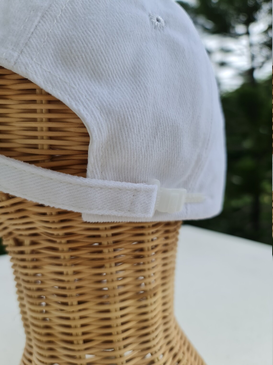 Cotton Baseball Cap White Hand Embroidery Hat Floral | Etsy