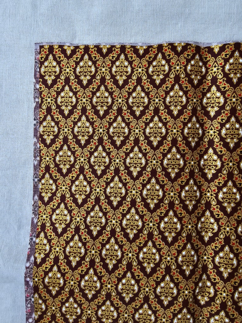 Ratna Dewi Cotton Sarong Fabric in Thai Style Printed, Thai Batik ...
