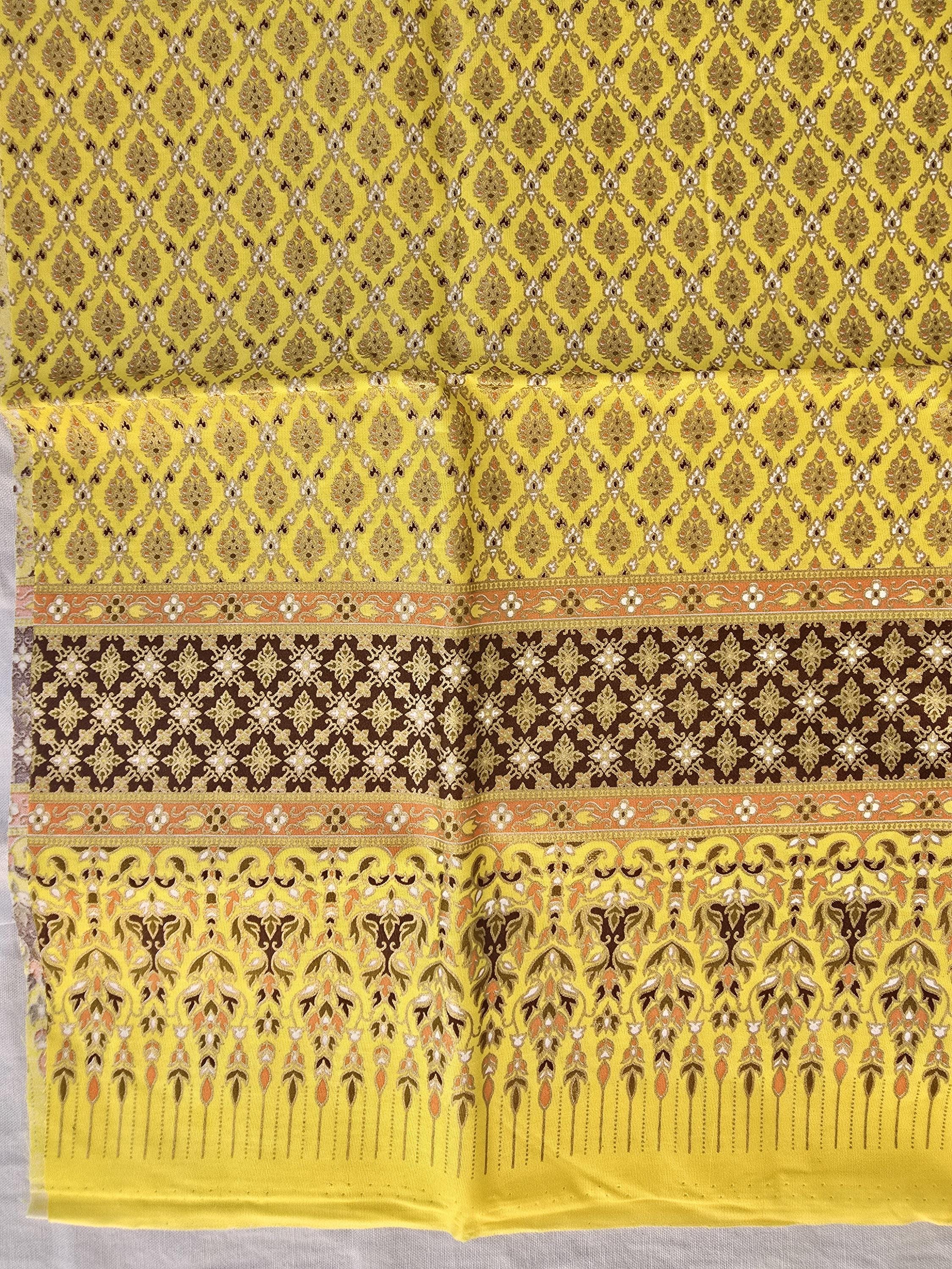 Ratna Dewi Cotton Sarong Fabric in Thai Style Printed, Thai Batik ...