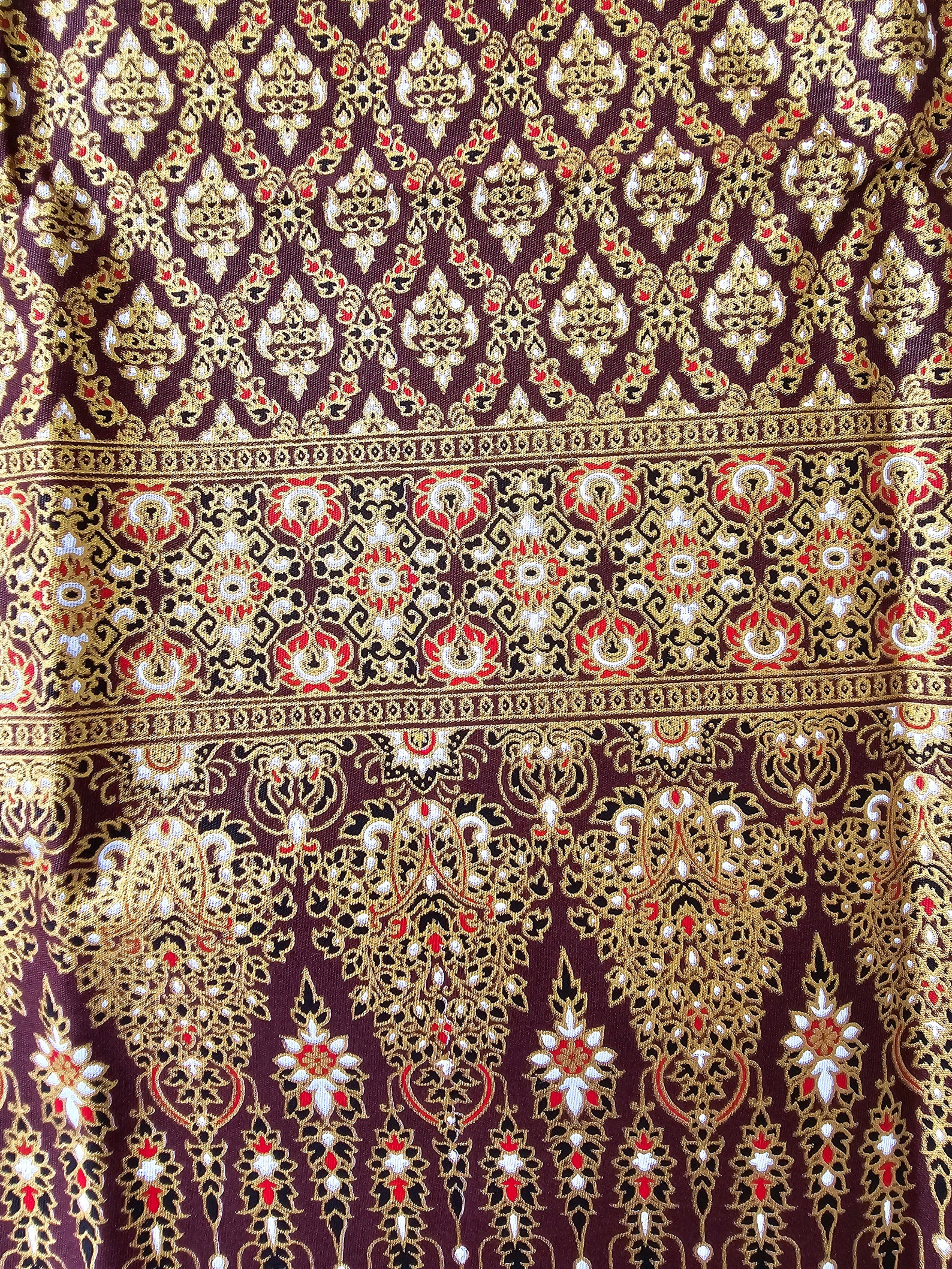 Ratna Dewi Cotton Sarong Fabric in Thai Style Printed, Thai Batik ...