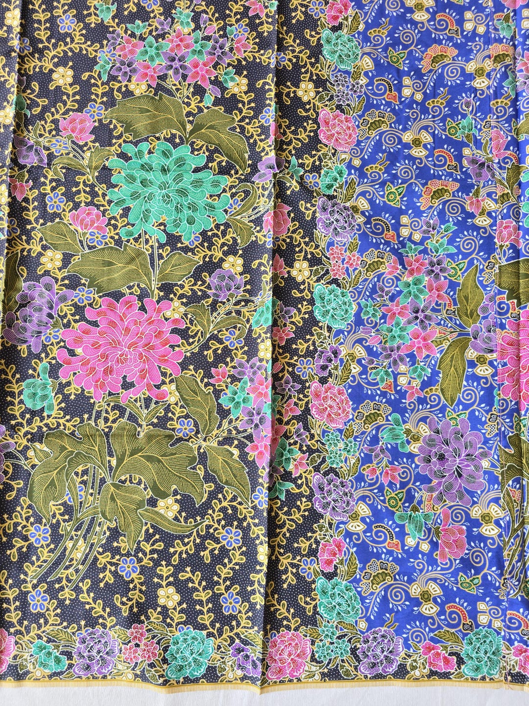 Ratna Dewi Cotton Sarong Fabric, Indonesian Batik Printed Style Sarong ...