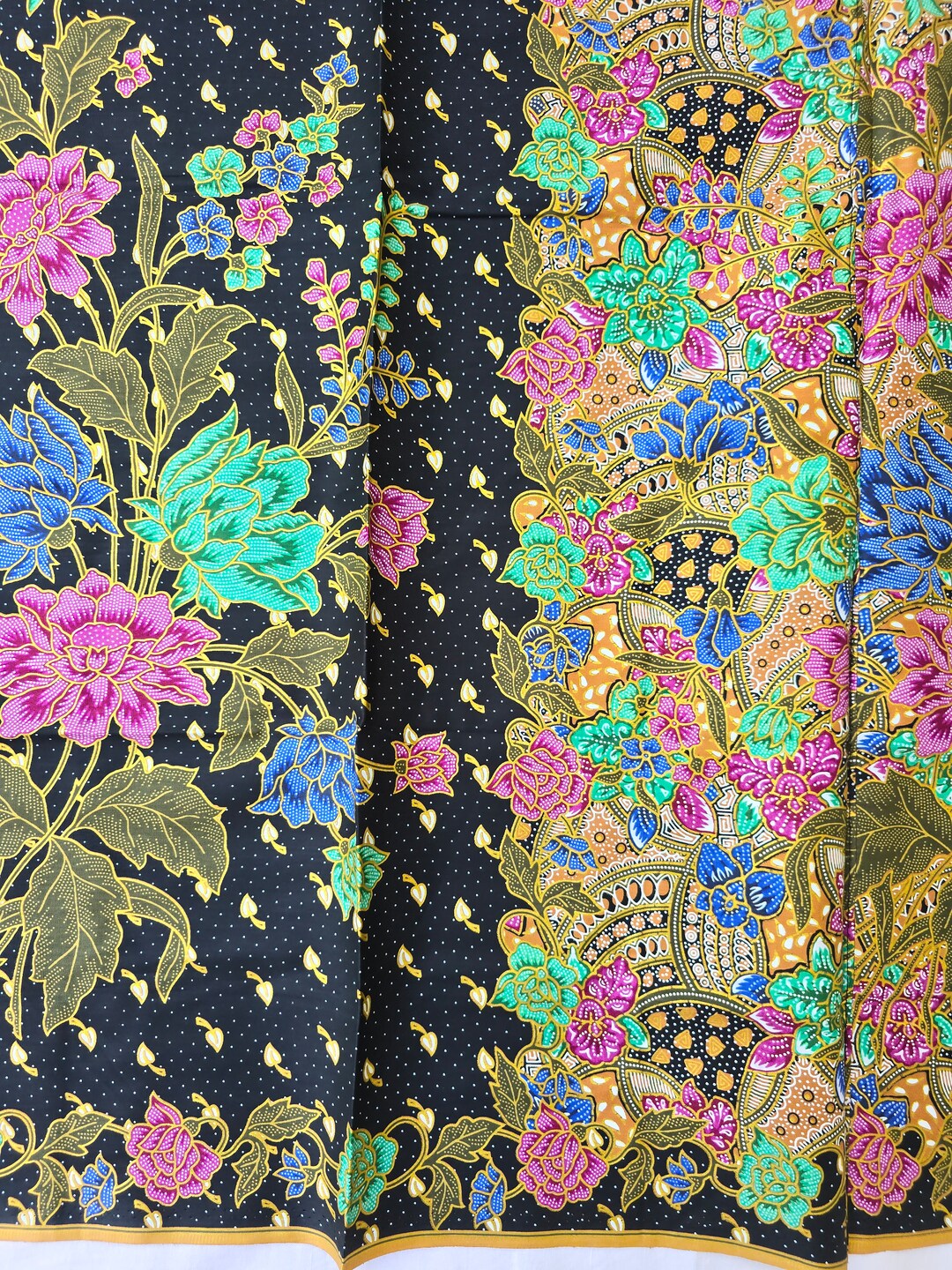 Ratna Dewi Cotton Sarong Fabric, Indonesian Batik Printed Style Sarong ...