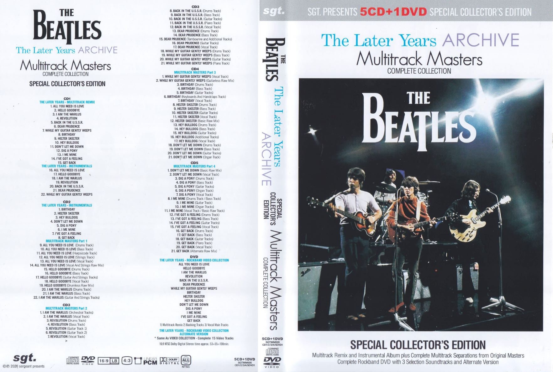 THE BEATLES the Early Years / the Later Years 10cd's 2 Dvd's - Etsy