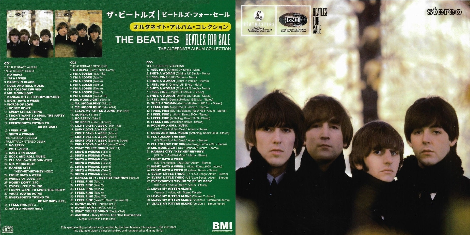 The Beatles the Alternate Album Coll BMI 2023 / 23 Cd's - Etsy