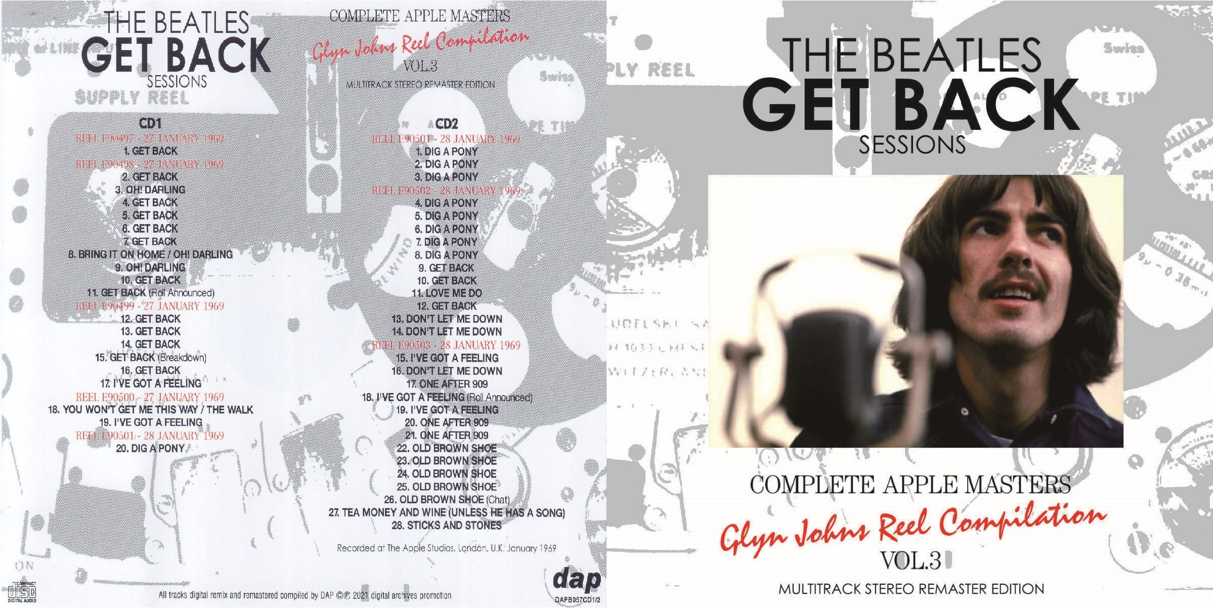 The Beatles Get Back Sessions Rooftop Concert / 11 Cd's - Etsy