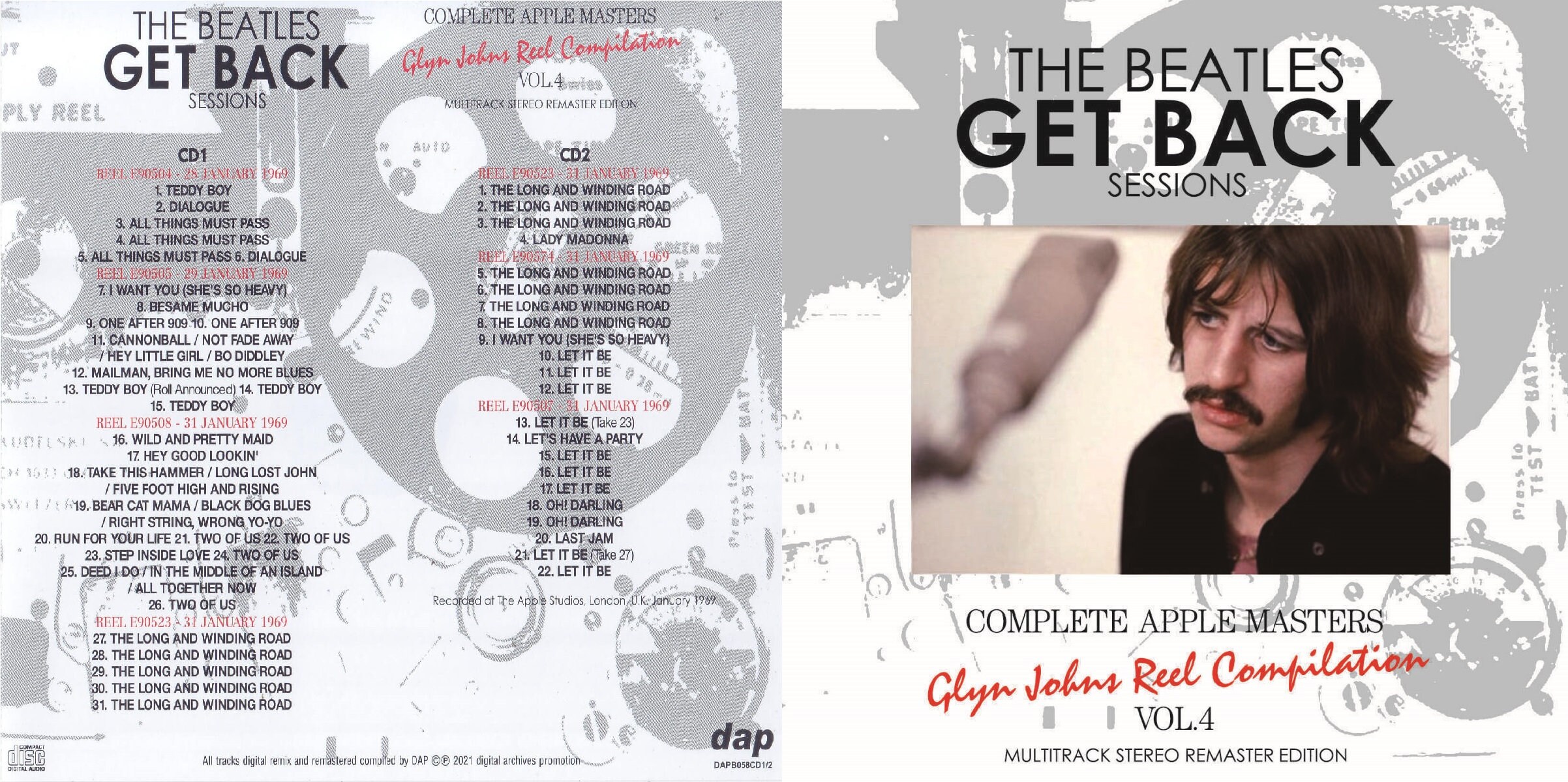 The Beatles Get Back Sessions Rooftop Concert / 11 Cd's - Etsy