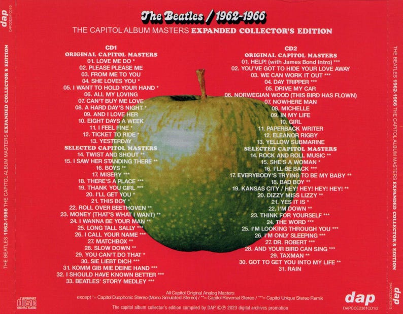 THE BEATLES - Expanded Collector's Edition / 4 Cd's ! - Etsy
