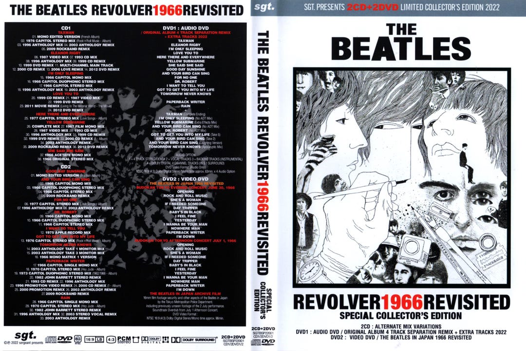 The Beatles - REVOLVER 1966 Revisited / 2CD + 2 DVD! - Etsy