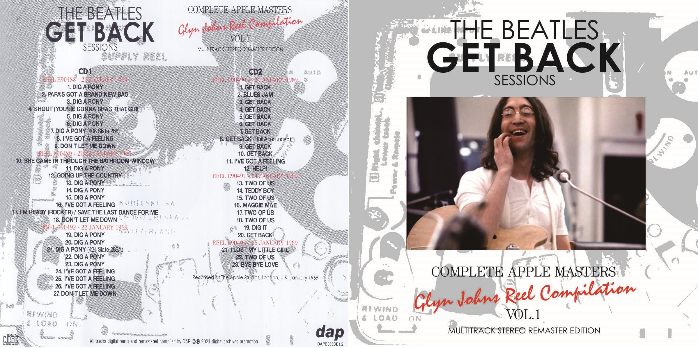 The Beatles Get Back Sessions Rooftop Concert / 11 Cd's - Etsy