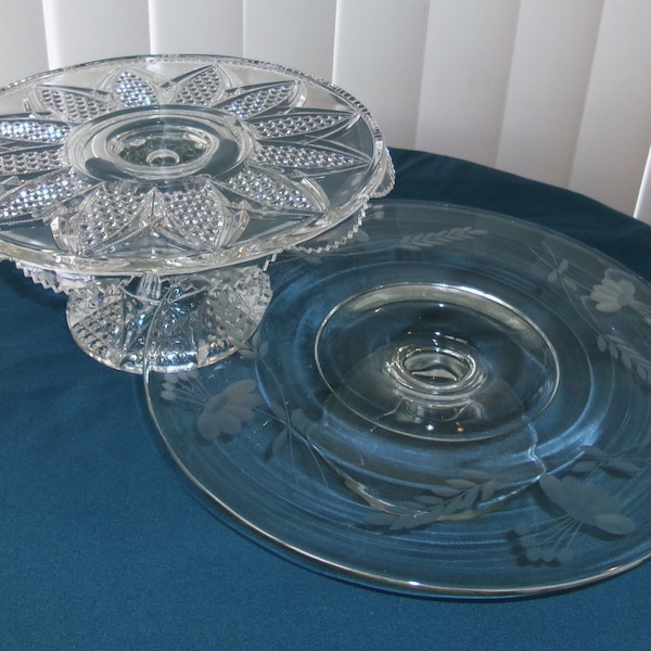 Crystal Cake Stand - Etsy